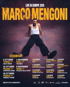 Marco Mengoni annuncia nuove date italiane per il tour autunnale ...